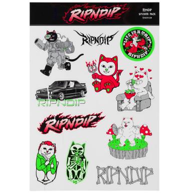 Наклейка RIPNDIP Killer Nerm Sticker Sheet SS25 — купить в интернет ...
